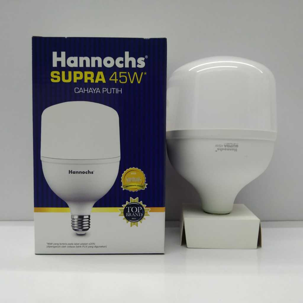 Jual Hannochs Supra Bohlam Bola Lampu Led 45 Watt Cahaya Putih Awet Super Terang Bergaransi ...