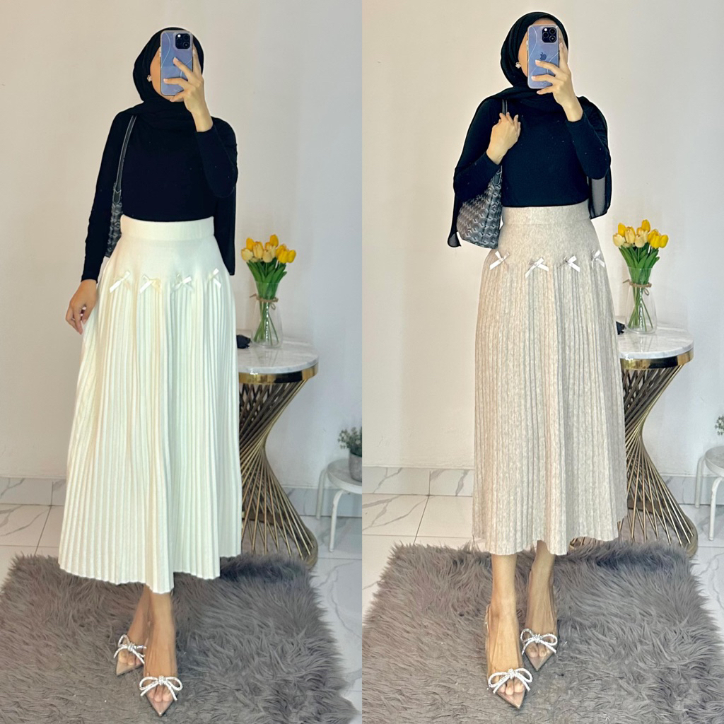 Jual Rok midi / Long katbol | Shopee Indonesia