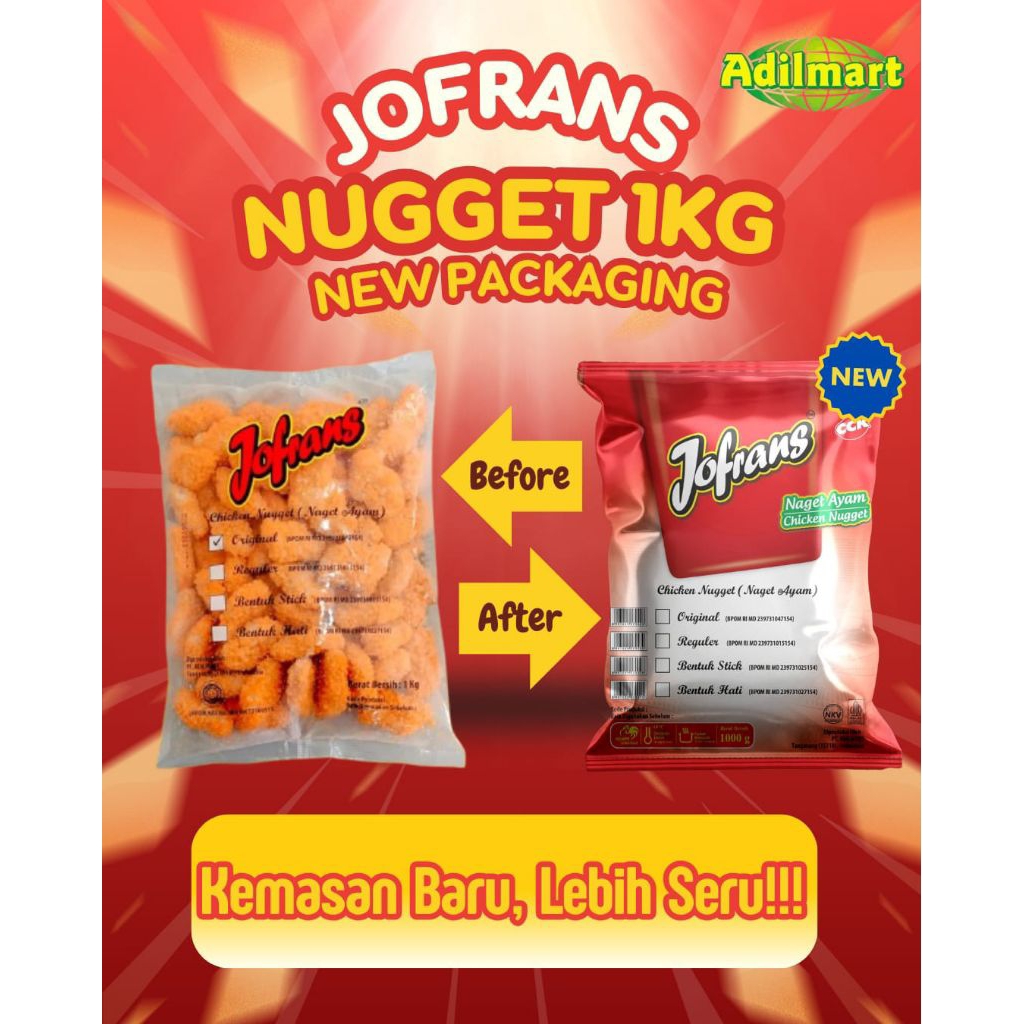 Jual JOFRANS NUGGET KRISPY 1KG | Shopee Indonesia