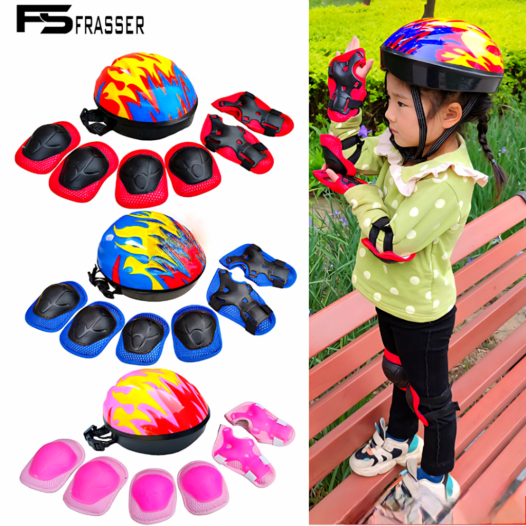 Jual Frasser Helm Sepeda Anak Skateboard Protector HLMSP 01 ZMG ...