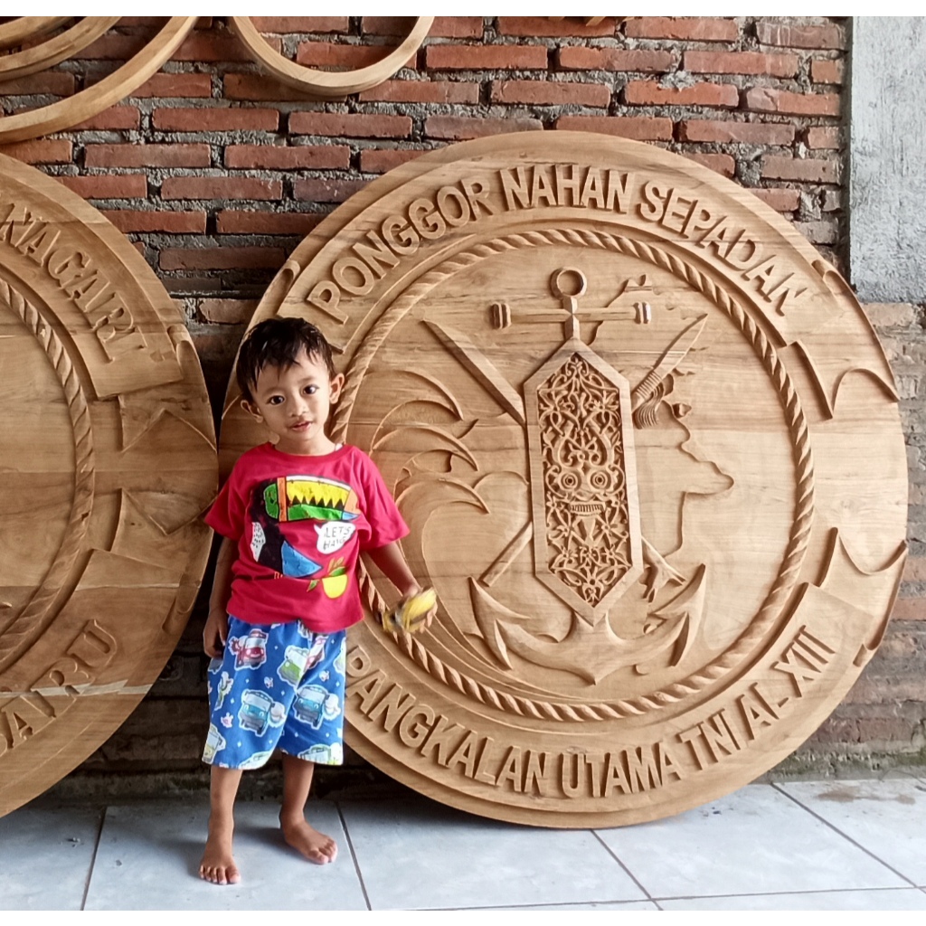 Jual Custom BIG Logo Kayu Jati | Shopee Indonesia