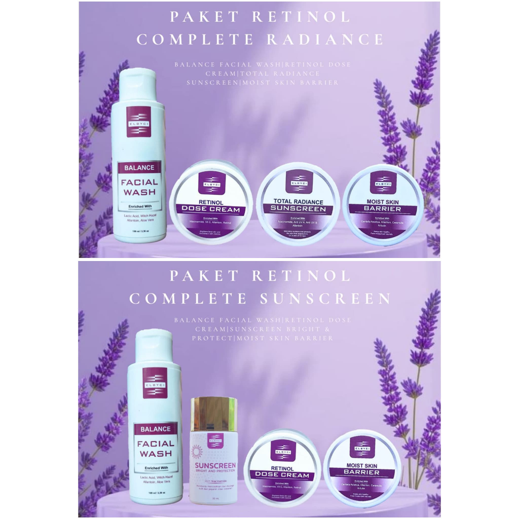 Jual PAKET RETINOL COMPLETE SET - NEW ELBYCI SKINCARE | Shopee Indonesia