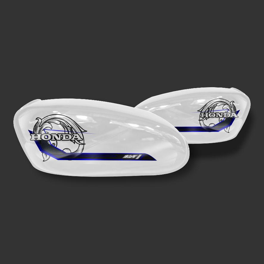 Jual STIKER MOTOR CB CLASSIC FACELIFT STRIPING TRANSPARAN DESAIN UNIK ...