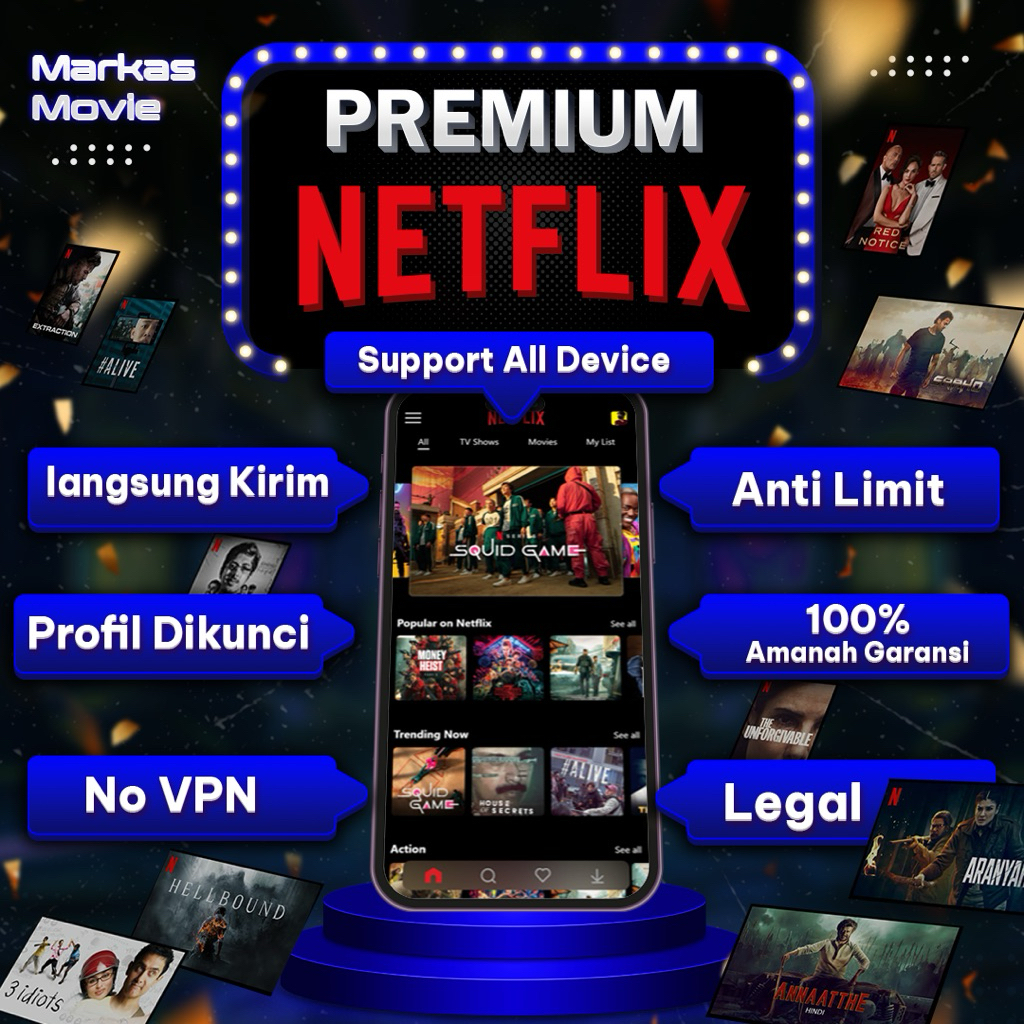 Jual NETFLIXXX PREMIUM MURAH BERGARANSI RESMI | Shopee Indonesia