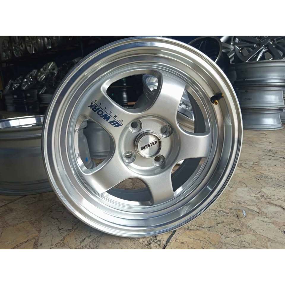 Jual Velg racing WORK MEISTER R15 X7/8 h4X100 | Shopee Indonesia