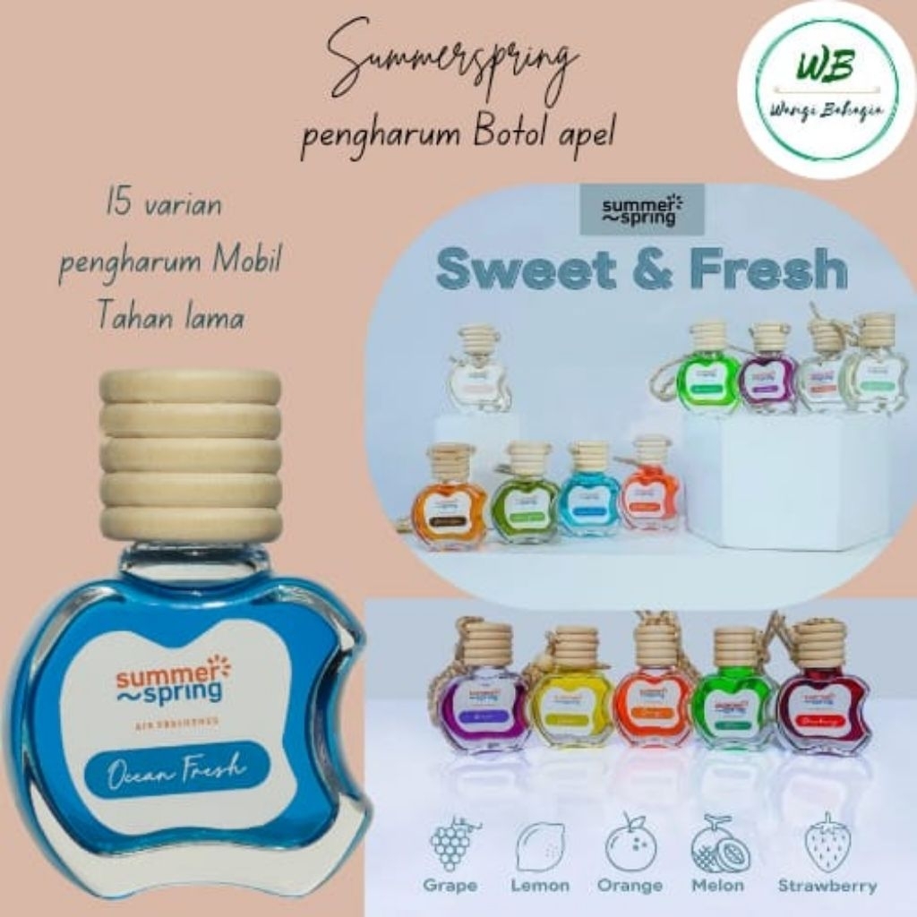 Jual Pengharum Mobil - Parfum Mobil - Pewangi Mobil Summerspring Botol ...