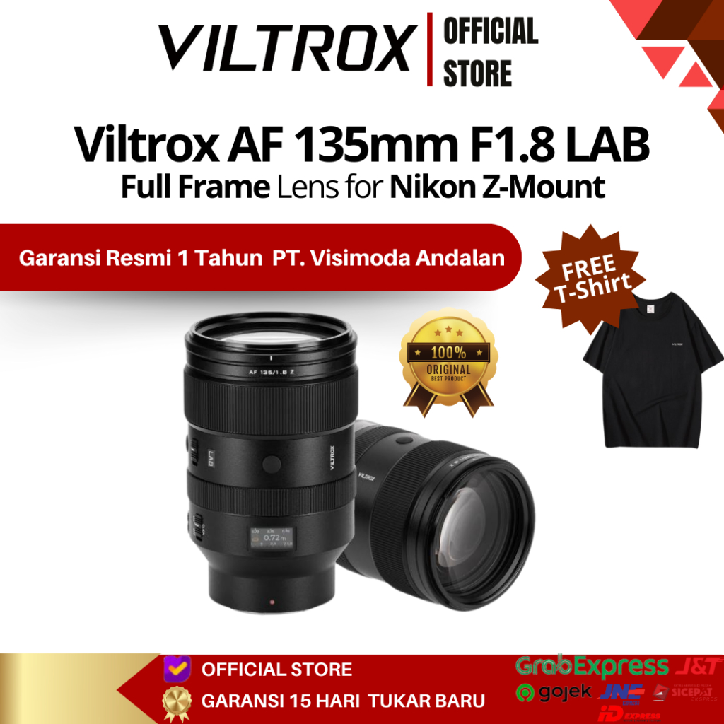 Jual Viltrox AF 135mm F1.8 LAB Full-Frame Lens for Nikon Z-mount ...