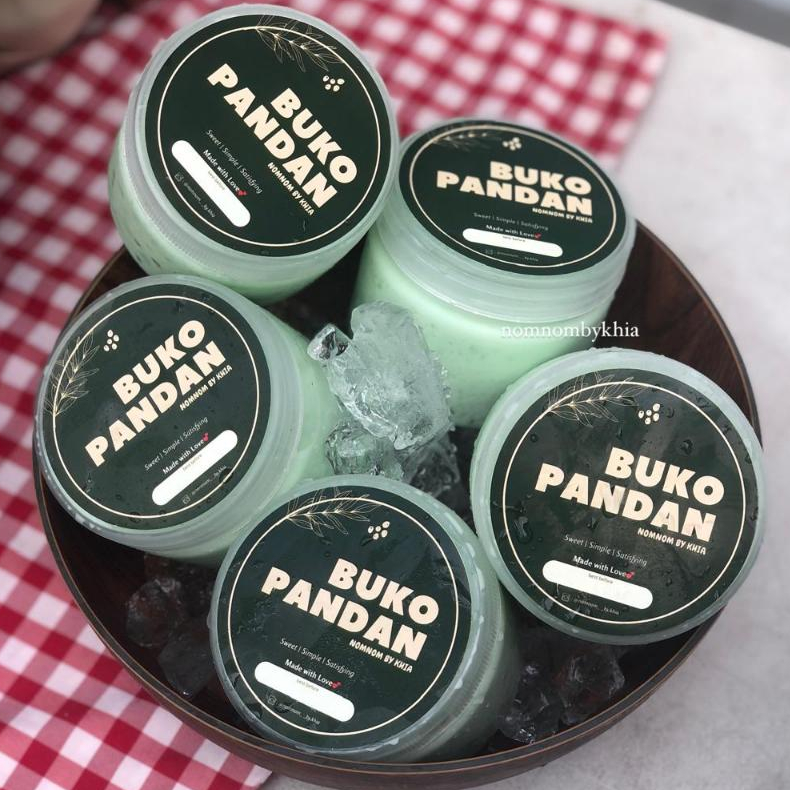 Jual Buko Pandan Sago Pandan Kelapa Creamy Segar dengan Kelapa Asli ...