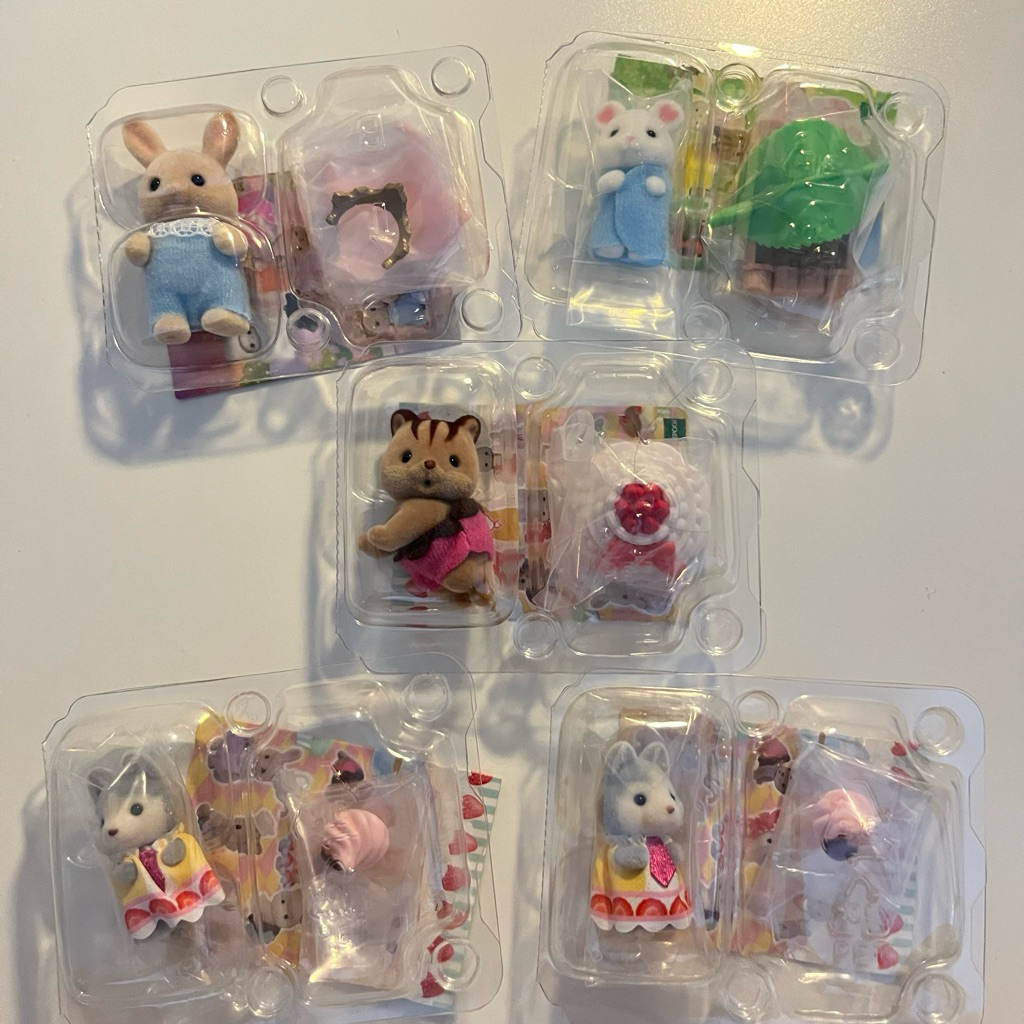 Jual sylvanian baking baby party series baby costume series baby forest ...
