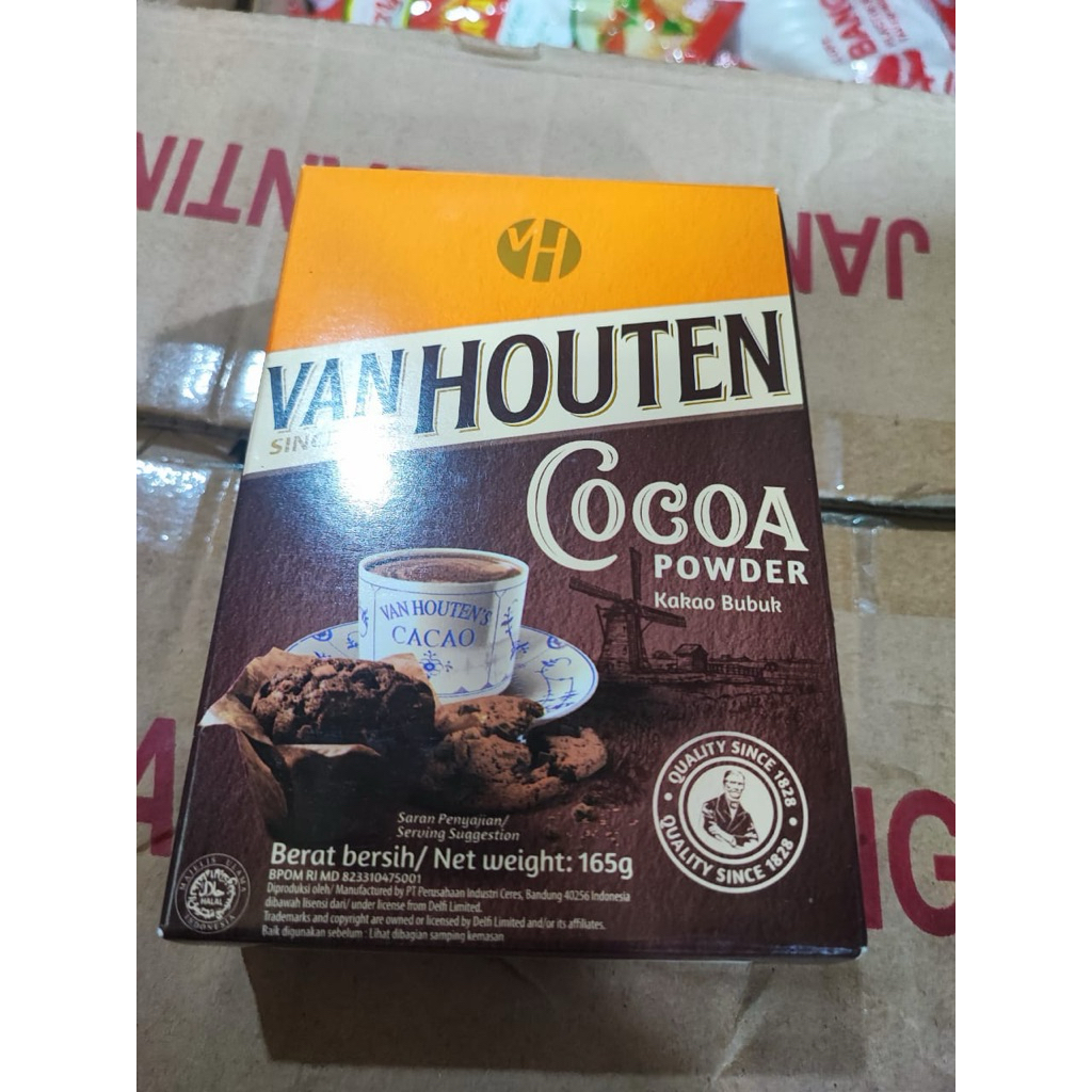 Jual Van houten cocoa powder 165gram | Shopee Indonesia