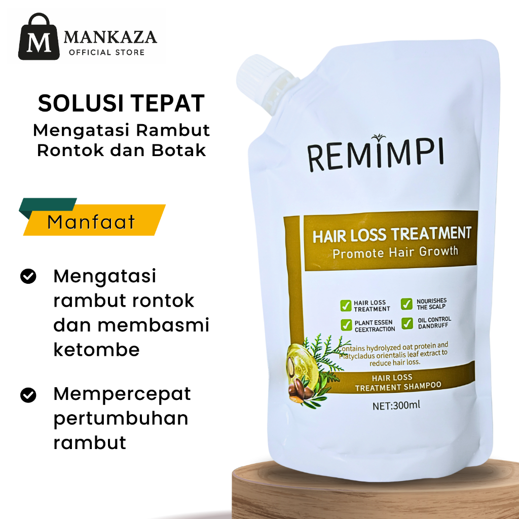 Jual REMIMPI Hair Loss Treatment Shampoo Remimpi Original Penumbuh ...