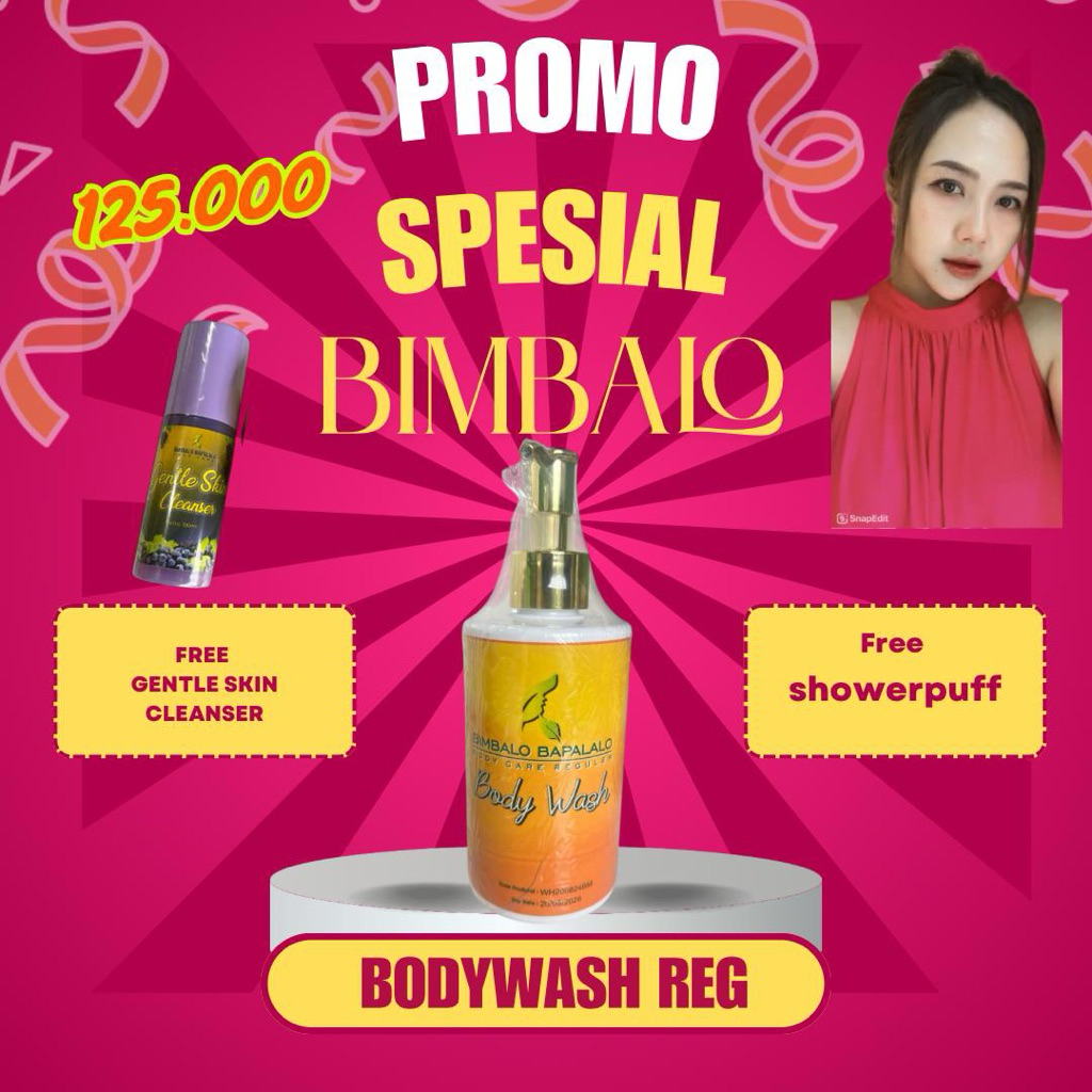 Jual BODY WASH BRIGHTENING REGULER BIMBALO BAPALALO | Shopee Indonesia