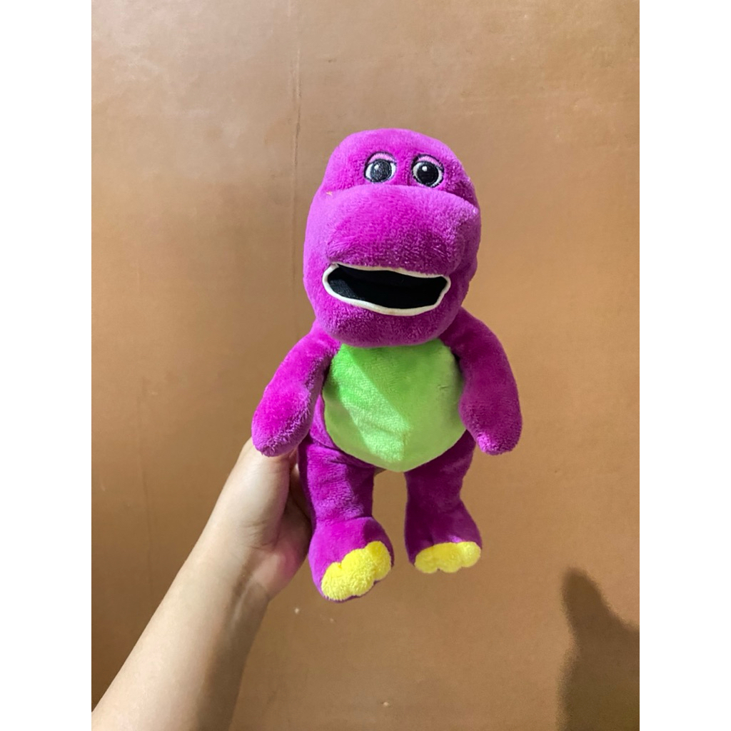 Jual Boneka Karakter Barney size 28cm Original / Boneka Barney / Boneka ...