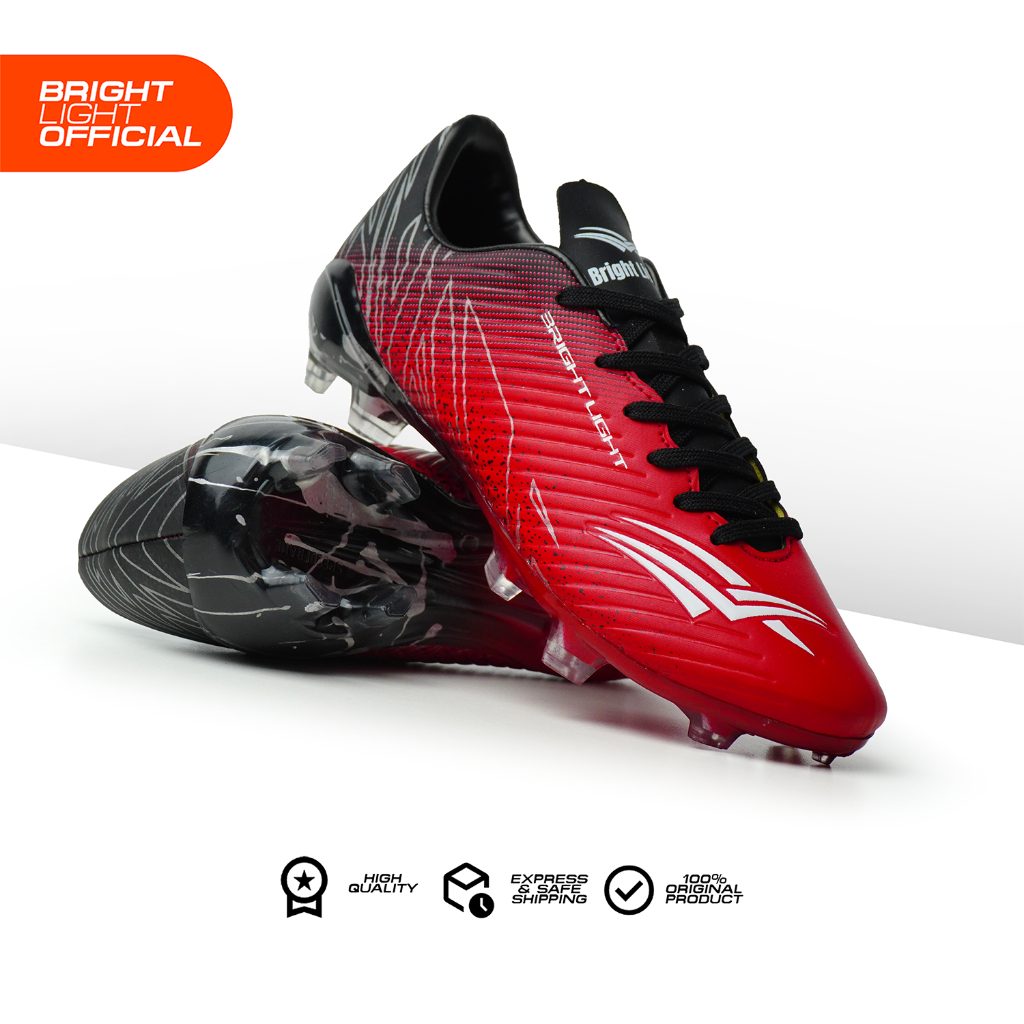 Jual Bright Light Sepatu Bola Anak Reborn Merah Hitam Original | Shopee ...
