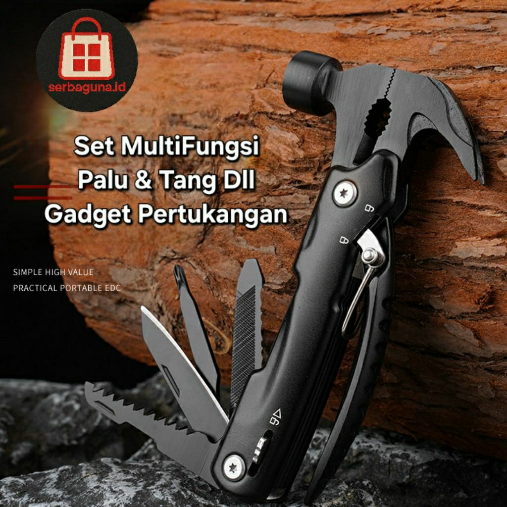 Jual Palu Tang Obeng All in One Multifungsi Gadget Pria | Shopee Indonesia