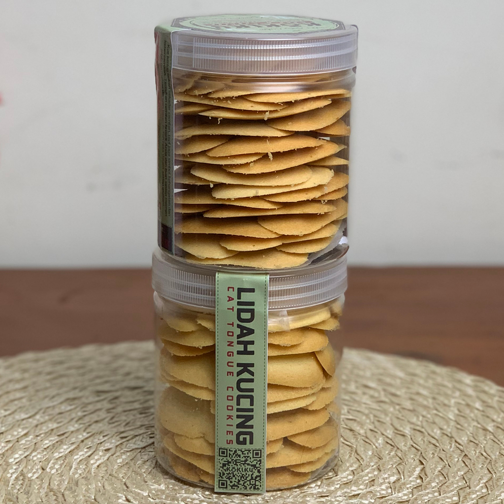 Jual Kukiku Lidah Kucing Cookies Kue Kering Premium Butter Toples 600 ...