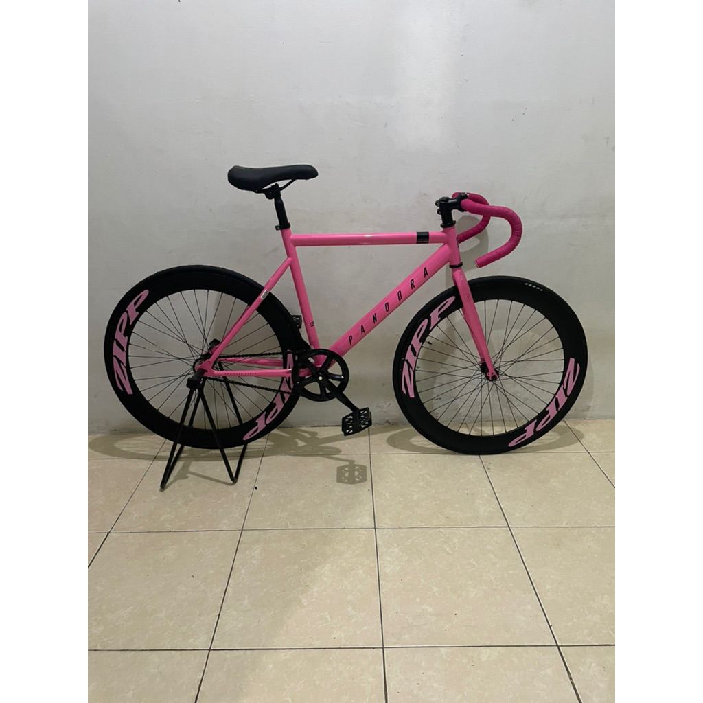 Jual sepeda fixie Element police PANDORA 700c doltrap / torpedo pink ...