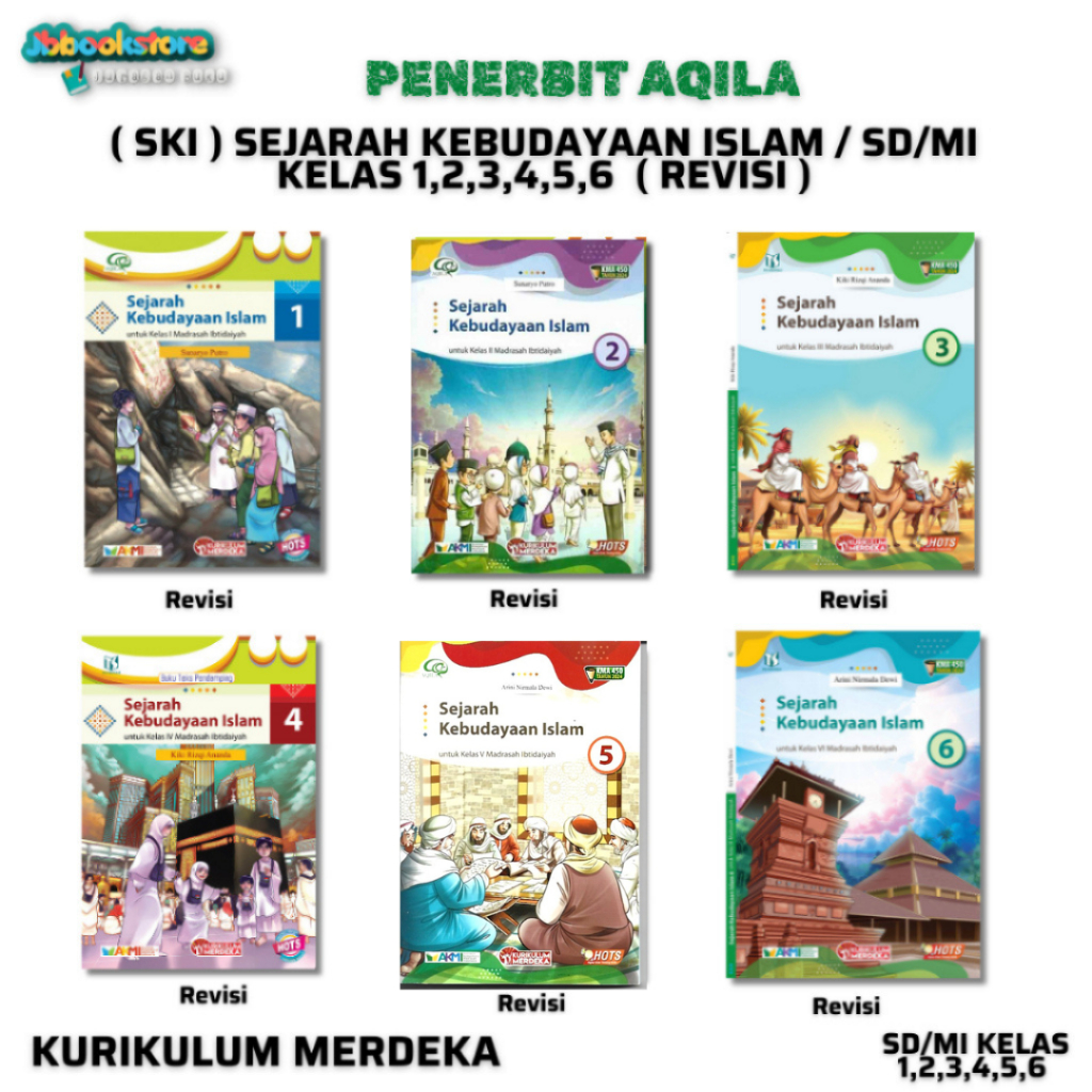 Jual Buku Sejarah Kebudayaan Islam SD/MI Kelas 1 2 3 4 5 6 / SKI kelas 1 2 3 4 5 6 SD / SKI SD ...