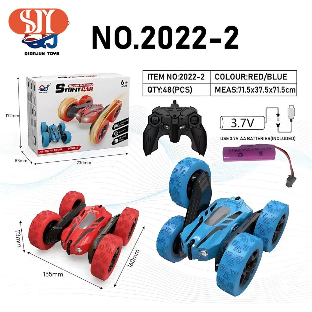 Jual Mainan Mobil Remote Control / RC Remote Controlled Stunt Spinning ...