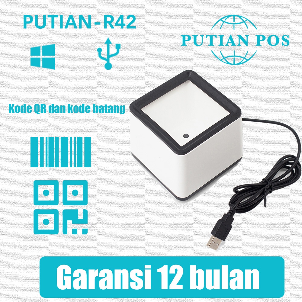 Jual PUTIAN POS2D QR CODE BARCODE SCANNER, KOTAK PEMBAYARAN PUTIAN ...