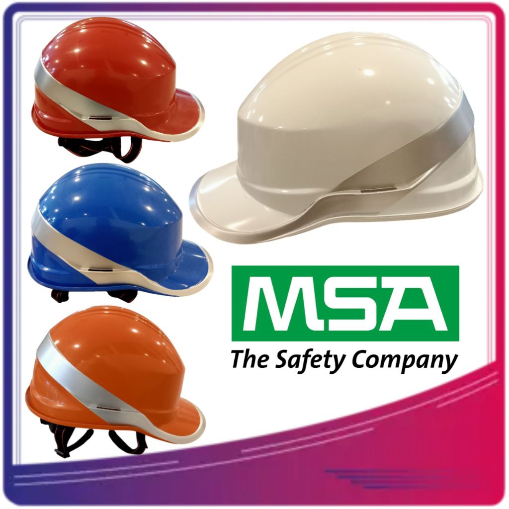 Jual Helm Safety MSA Baseball Fastrack / Helm Kerja Proyek / Helm MSA ...