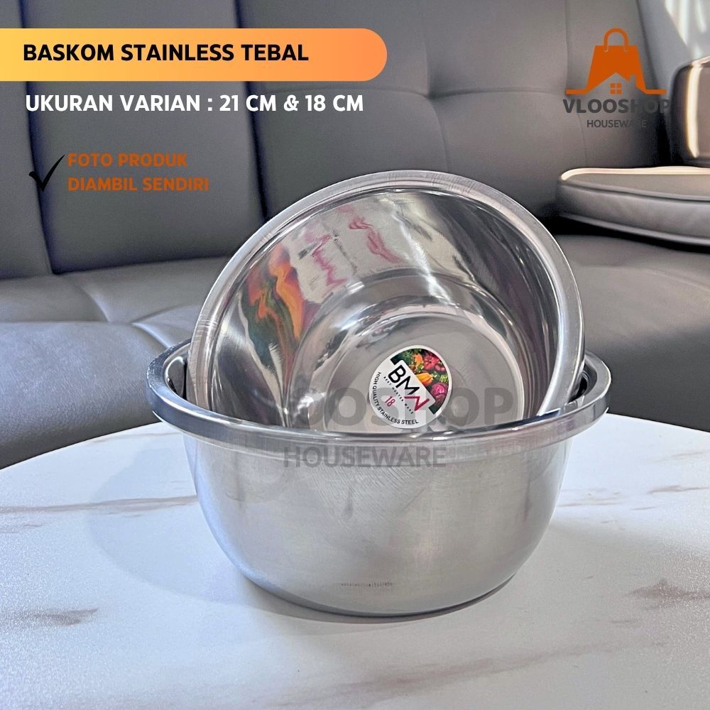 Jual Baskom Stainless Terlengkap & Harga Terbaru Mei 2026 | Shopee ...