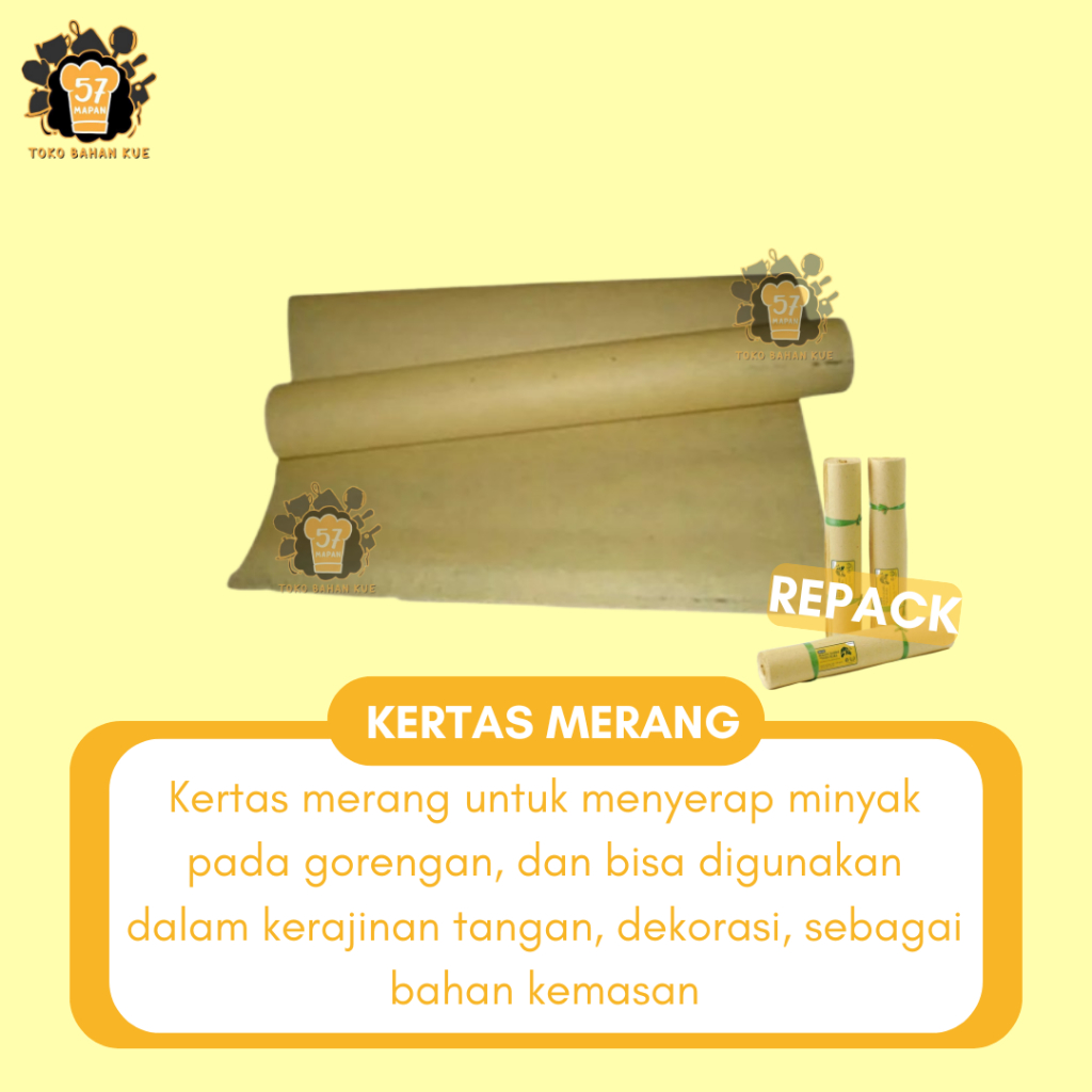 Jual KERTAS MERANG/ KERTAS ALAS MINYAK/ KERTAS SERAP MINYAK | Shopee ...