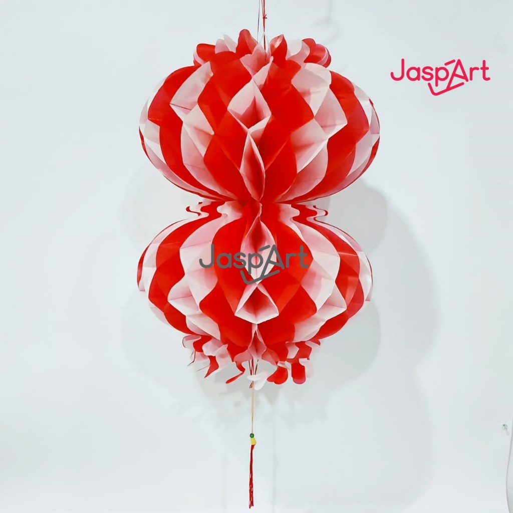 Jual Lampion Lipat Merah Putih Tawon Susun 2 Dekorasi Hiasan HUT ...