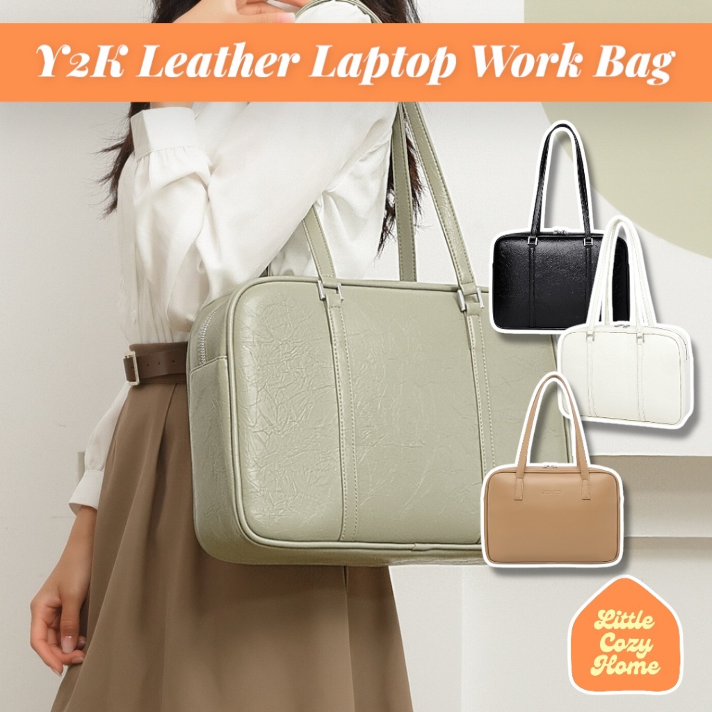 Jual Y2K Leather Laptop Bag | Shopee Indonesia