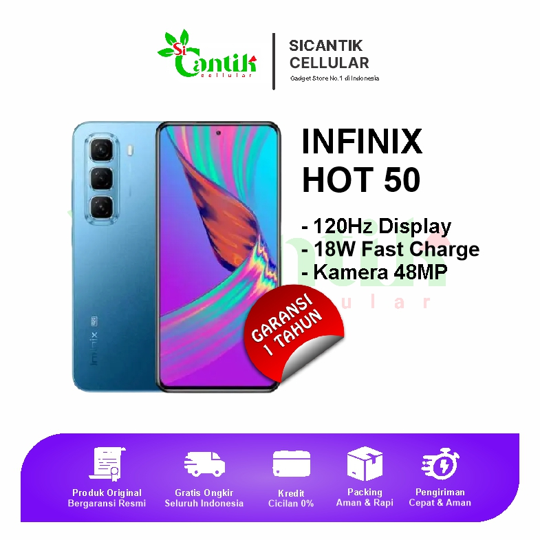 Jual Infinix Hot 50 NFC (6/256GB) Garansi Resmi Infinix Indonesia BY ...