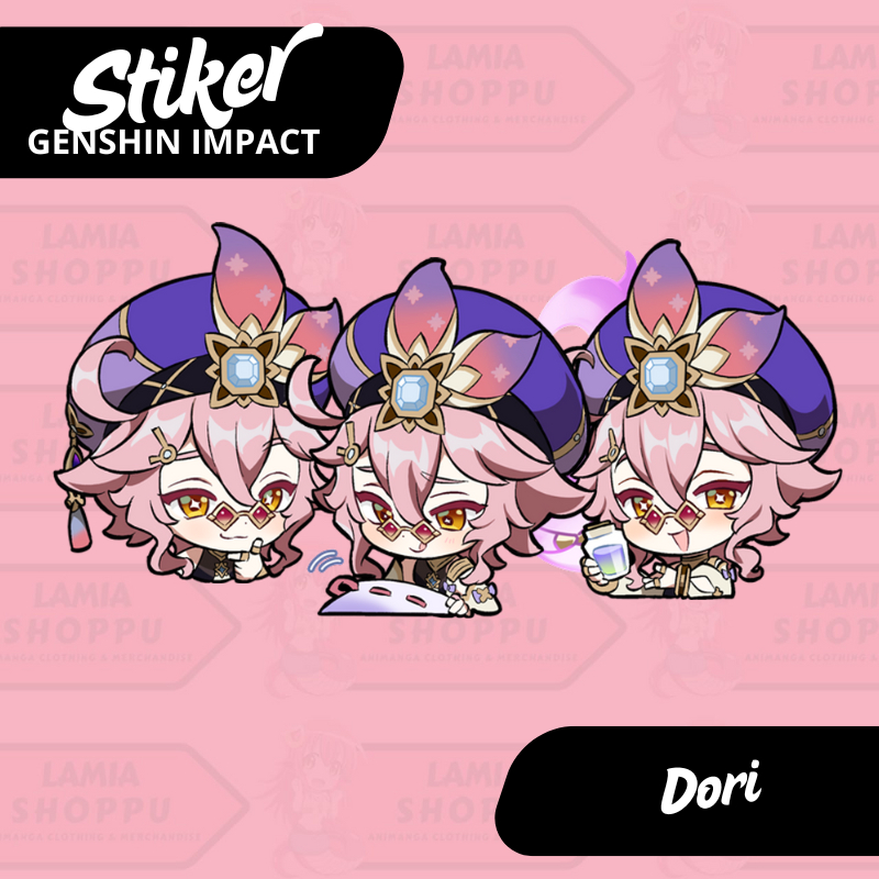 Jual Sticker Genshin Impact Dori | Stiker Dori Genshin | Sticker Dori ...