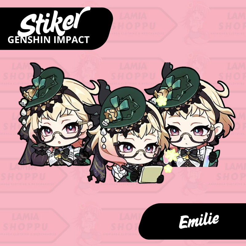 Jual Sticker Genshin Impact Emilie | Stiker Emilie Genshin | Sticker ...
