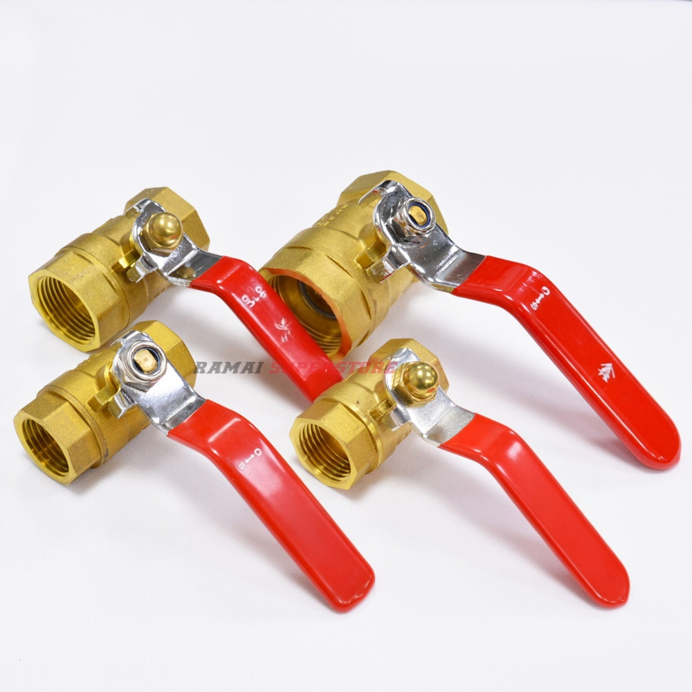Jual Ball Valve Stop Kran Kuningan Brass | Shopee Indonesia