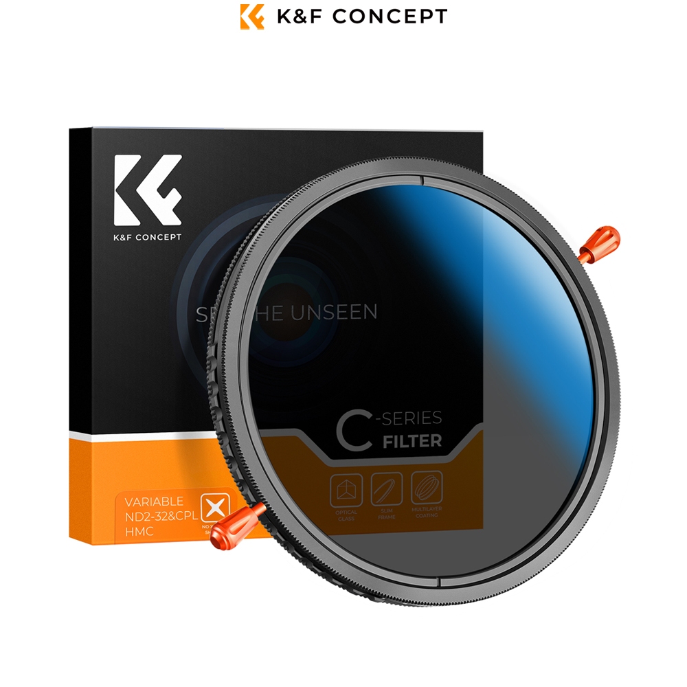 Jual K&F Concept 2 in 1 CPL+ND2-ND32 Variable Fader Plus CPL Circular Polarizing Filter C Series ...