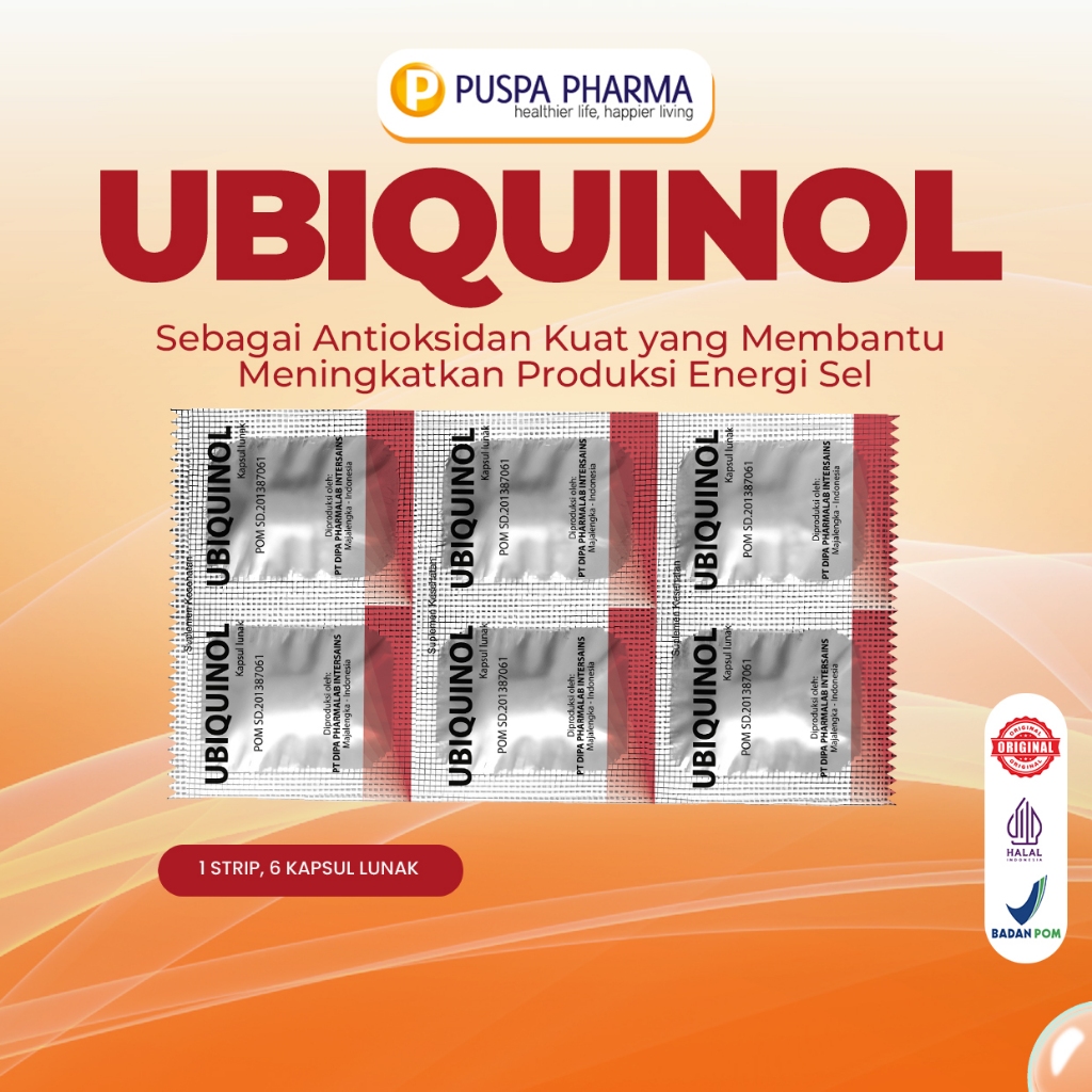 Jual Ubiquinol (Strip) (Exp Desember 2025) - Coenzyme Q10 - Infertilitas, Jantung dan daya tahan ...