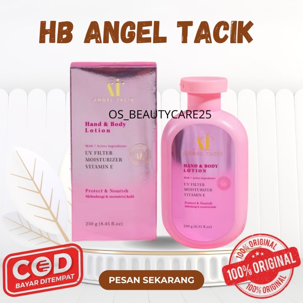 Jual PROMO KEMASAN BARU HANDBODY LOTION HB ANGEL TACIK READY | Shopee ...