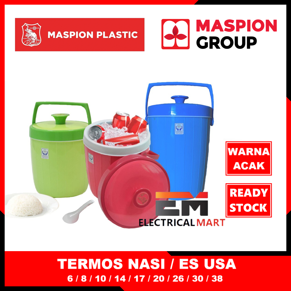 Jual Termos Nasi Es Maspion 6 8 10 14 17 20 26 30 38 Termos Es Batu ...