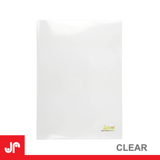 Jual DAIICHI CLEAR FOLDER A4 & F4 SATUAN / MAP L FOLDER BENING PUTIH ...