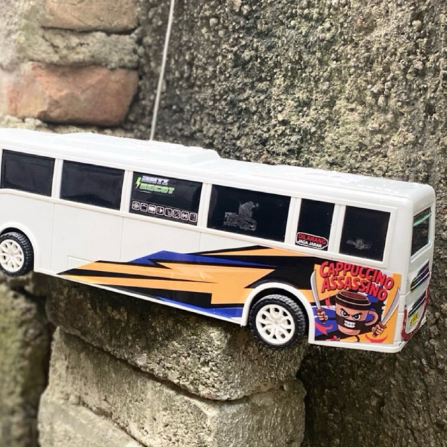 Jual stiker livery bus basuri miniatur cappucino | Shopee Indonesia