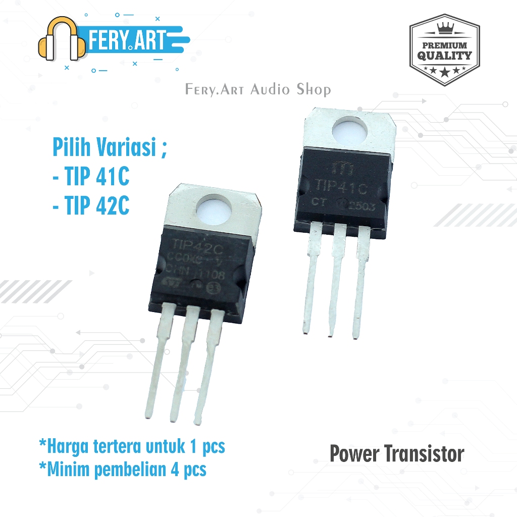 Jual Power Transistor TIP41C TIP42C RT | Shopee Indonesia