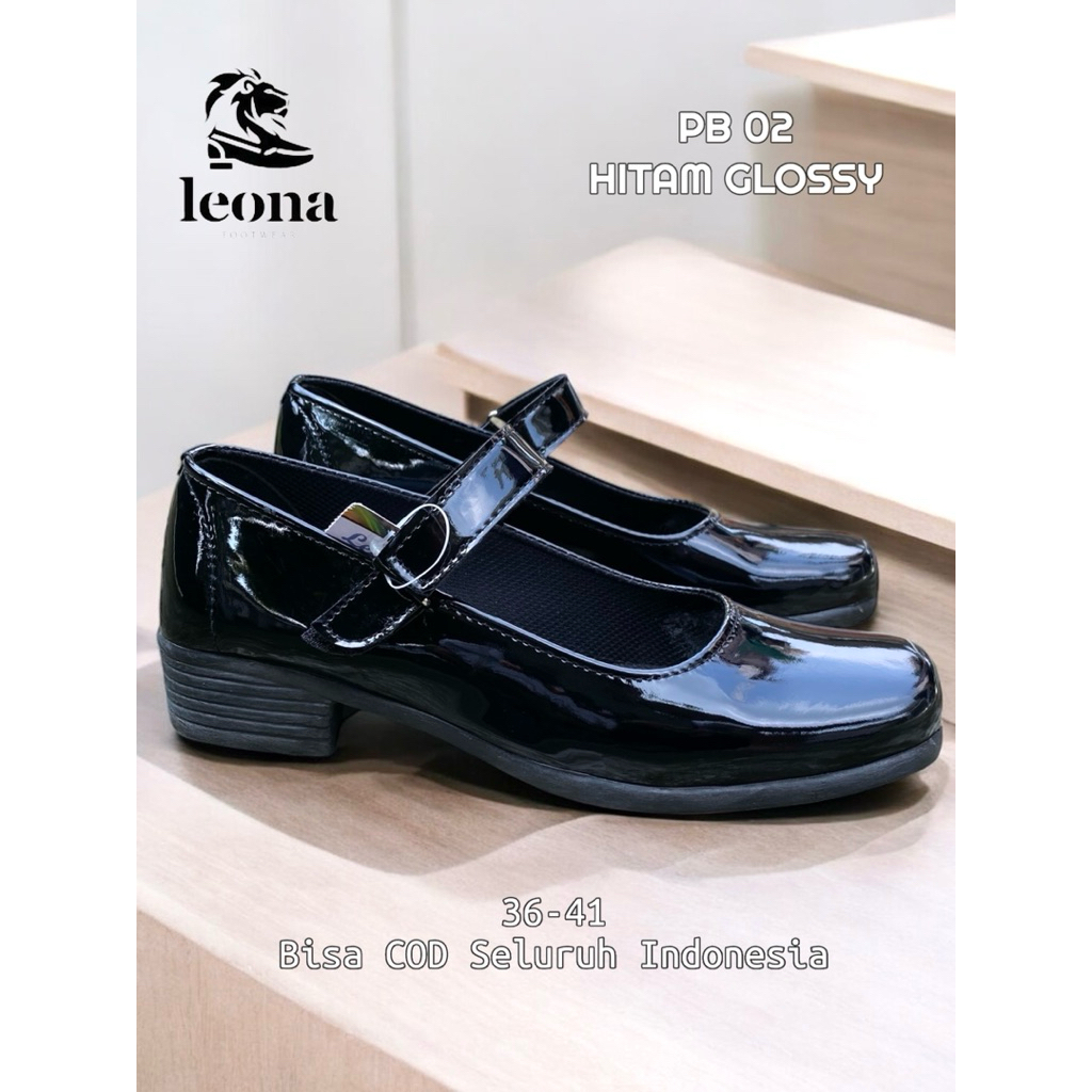 Jual SEPATU PANTOFEL PASKIBRA HITAM KILAP GLOSSY HAK 3 CM PASKIBRAKA ...