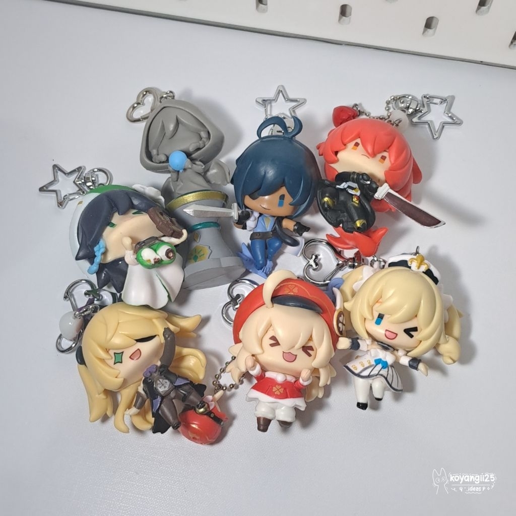 Jual Genshin Impact Chibi Keychain | Beads Figurine Bag Key Charm ...
