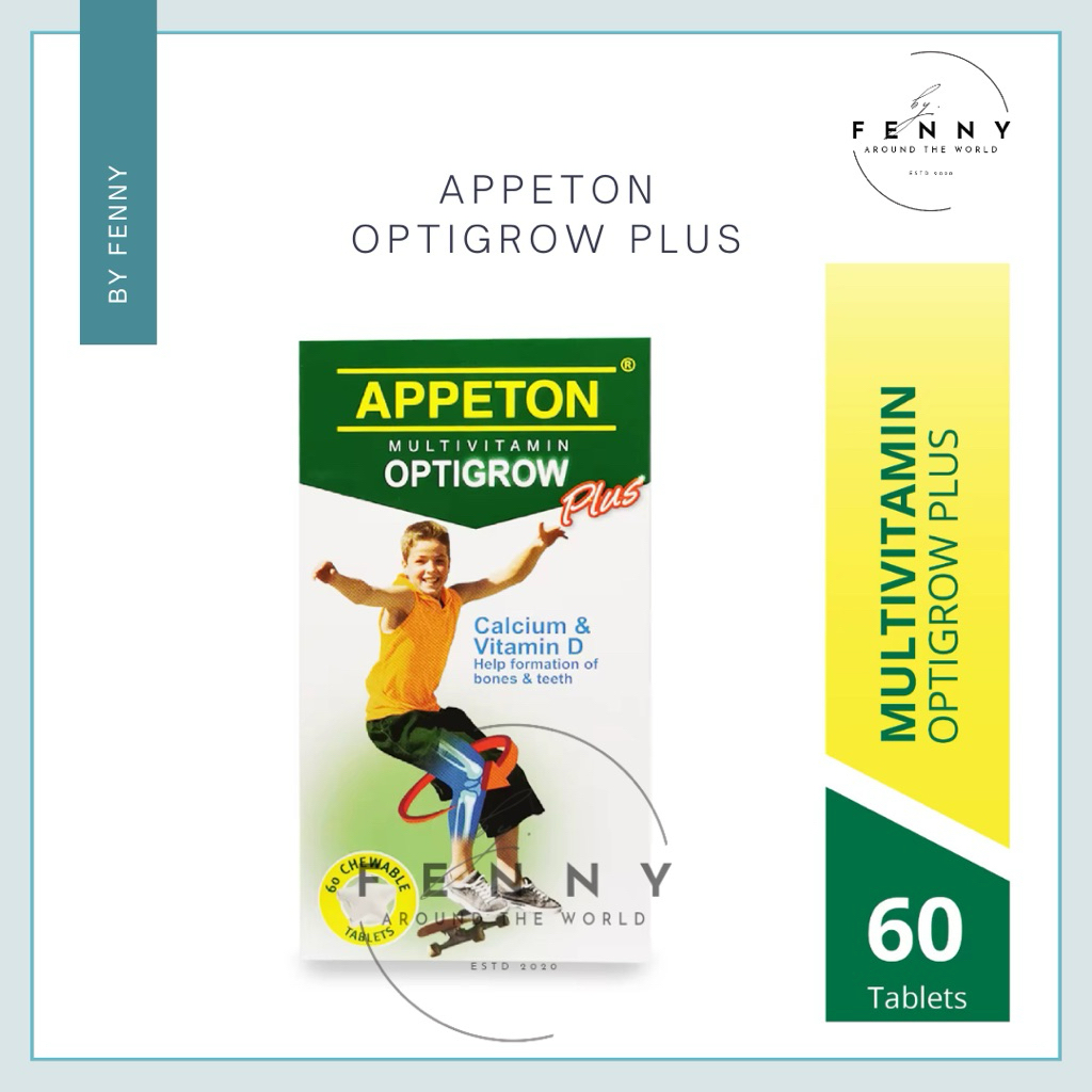 Jual APPETON OPTIGROW - VITAMIN D + CALCIUM ANAK" - MALAYSIA | Shopee ...