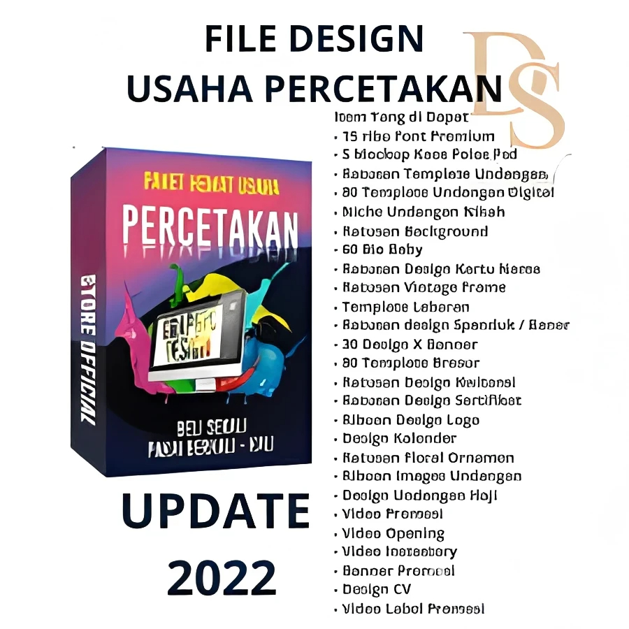 Jual PAKET USAHA PERCETAKAN KUMPULAN TEMPLATE DESIGN PROMOSI, LOGO ...