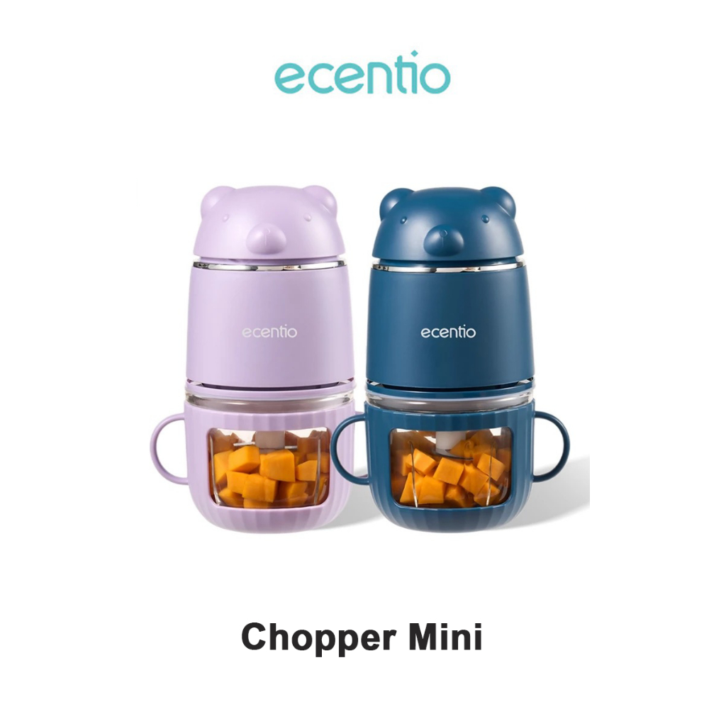 Jual ecentio Mini Chopper Multifungsi 350ML Blender Portable Stainless ...