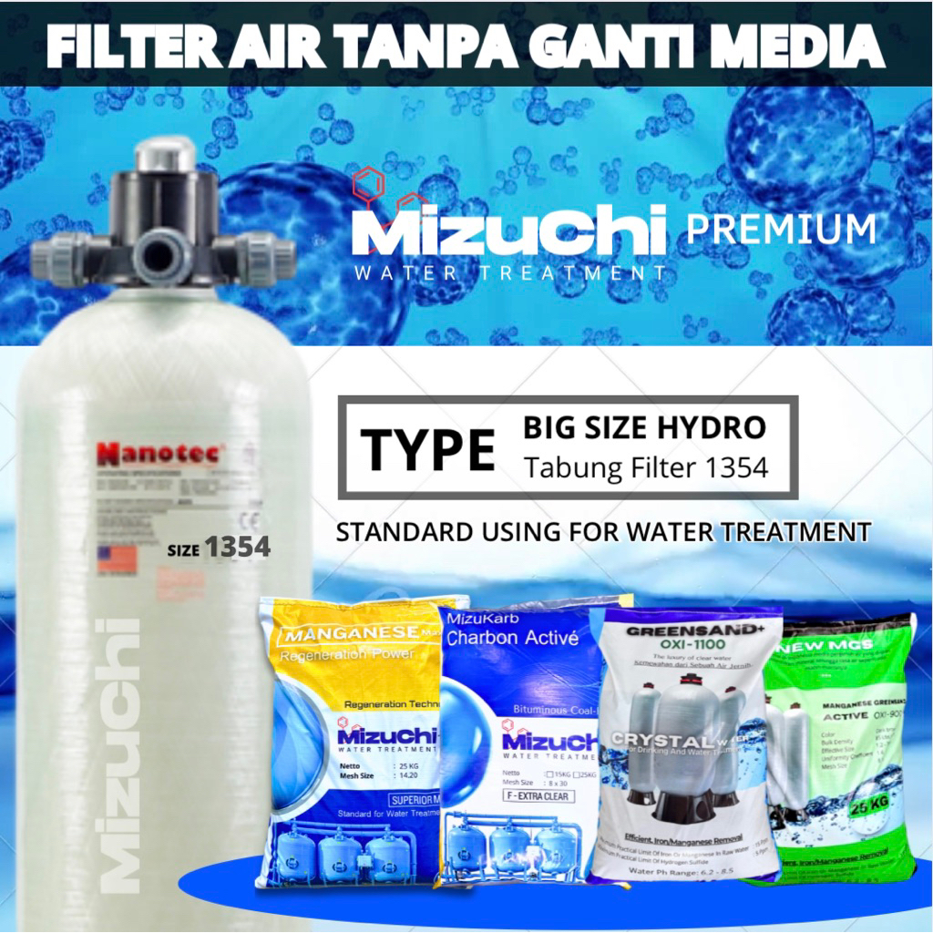 Jual Filter Air Sumur Bor Keruh Bau - Tabung FRP 1354 (Besi, Karat, Berminyak, Bau) | Shopee ...