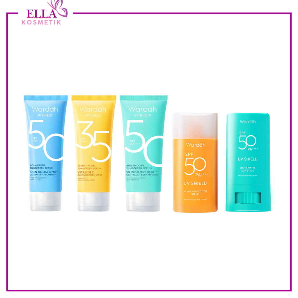 Jual Wardah UV Shield High Protection Sunscreen SPF 50 Series [Kemasan ...