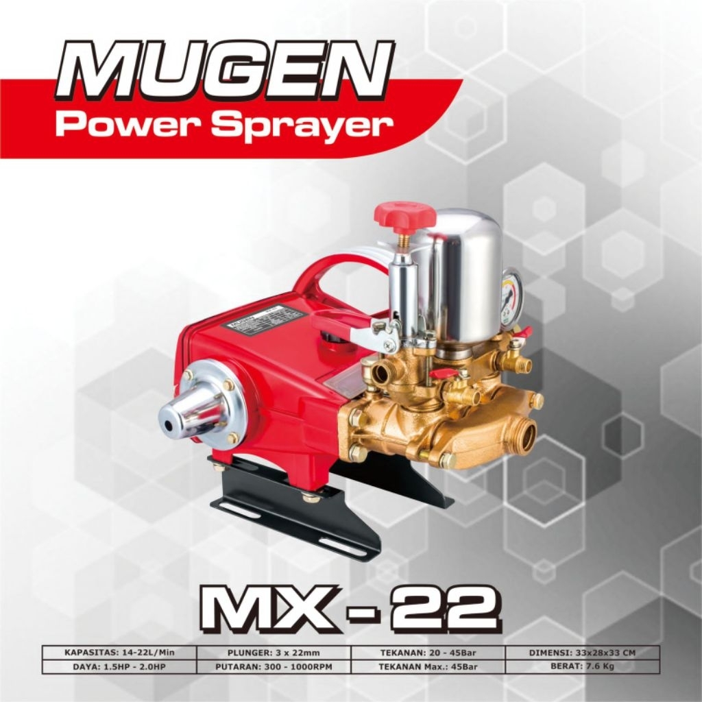 Jual Pompa-sanchin/power-sprayer>MX22>Mugen | Shopee Indonesia
