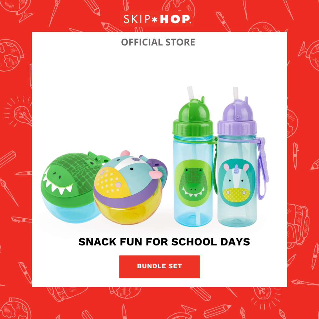 Jual Skip Hop Meal Bundle: Zooper Snacker - Paket Perlengkapan Makan ...
