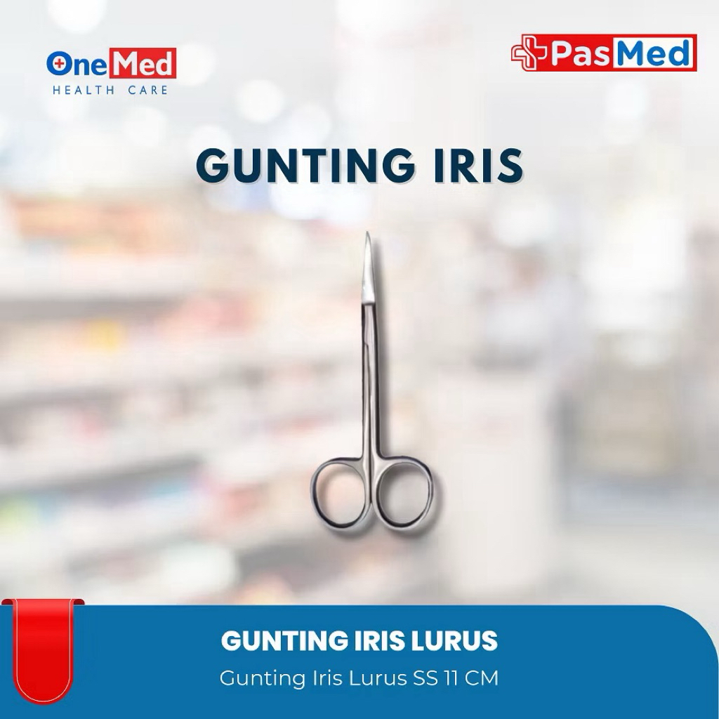 Jual Gunting Iris Lurus SS 11cm / Gunting Jaringan Lurus / Iris Eye ...